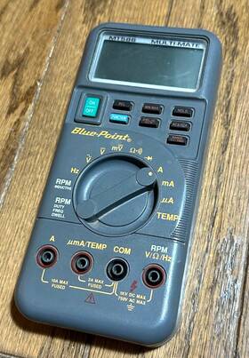 BLUE POINT MT586 Tool Mate Digital Meter Rpm Dwell Unit Volt